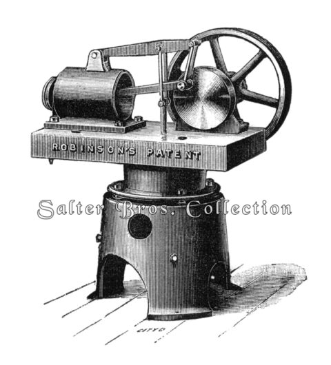 Robinson Patent Hot Air Engine - Salter Bros. Collection
