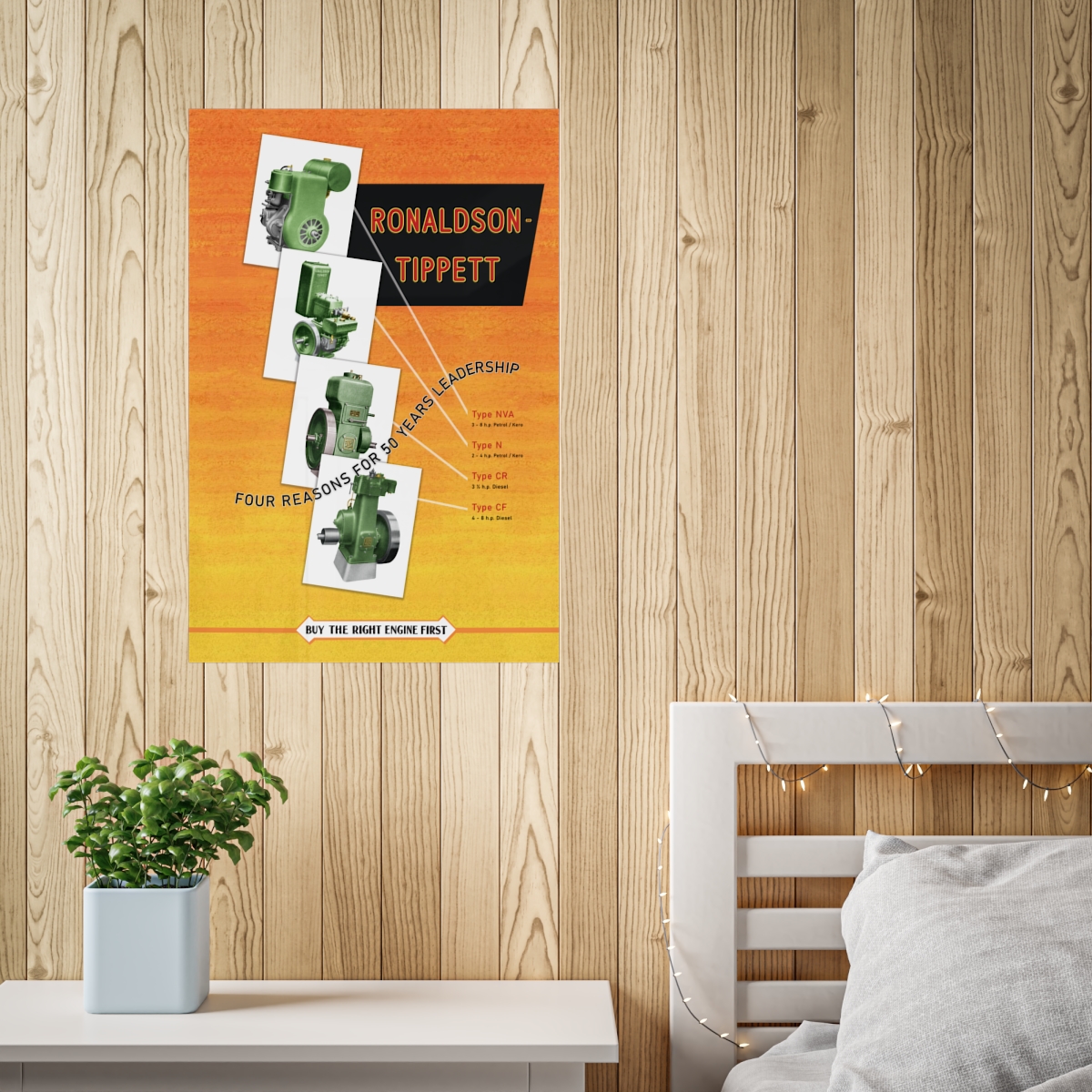 50 Years of Ronaldson Bros. & Tippett Poster - Salter Bros. Collection